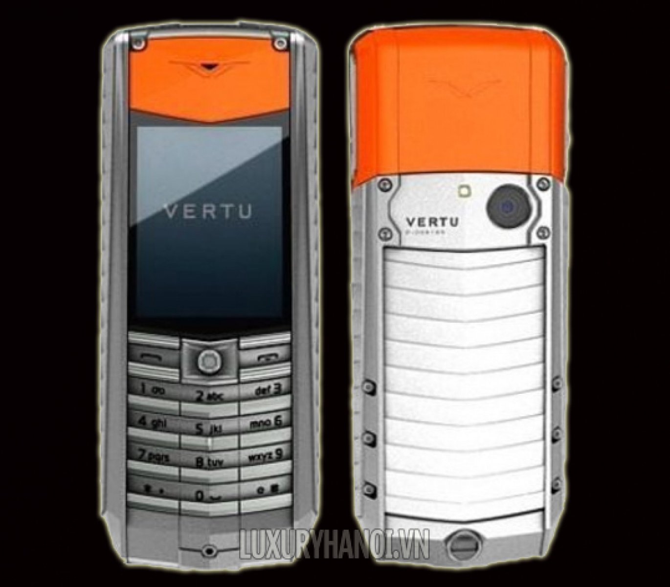 Vertu Ascent X Aluminium Orange Rubber